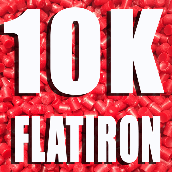 10,000 Rounds- Flat Iron – Spitfire Wax Bullets LLC